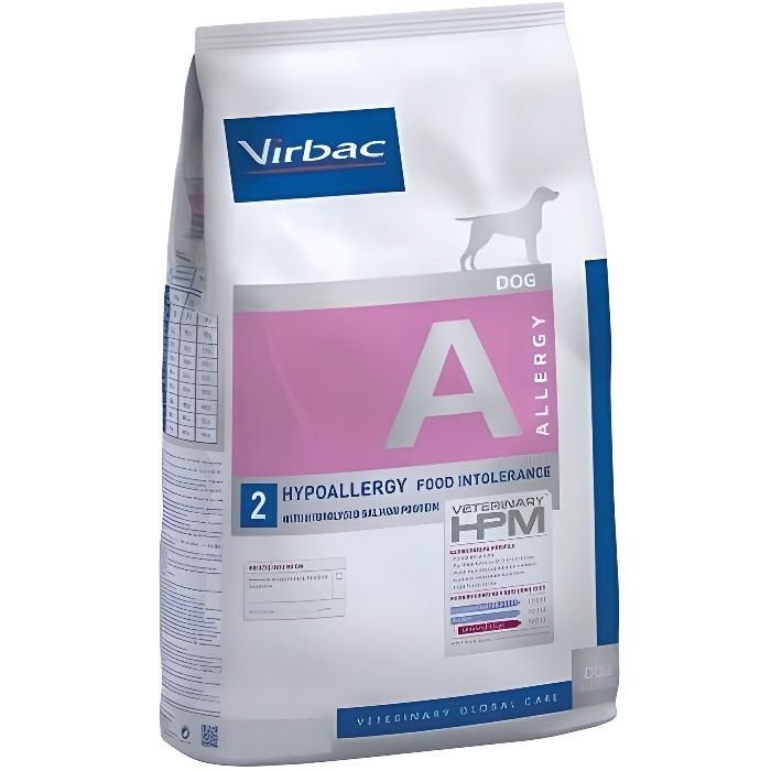 VIBRAC Croquettes au Saumon Veterinary HPM A2 Allergy - Pour chien - 7 ...