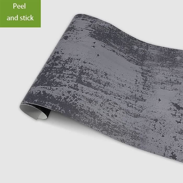 Autocollant De Sol, Vinyle De Couleur Ciment Rugueux, Carrelage Mural ...