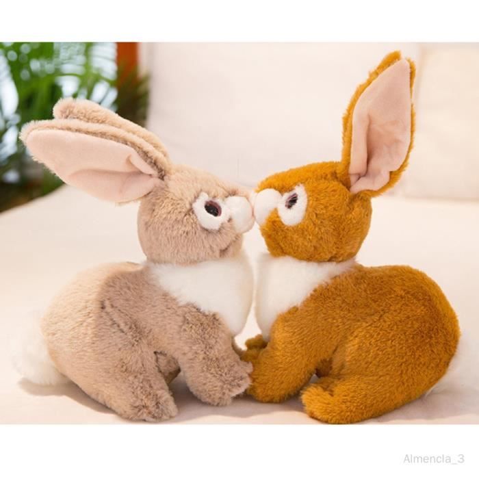 Lapins de Pâques en peluche belle peluche lapin câlin en peluche poupée pour les faveurs de fête ...