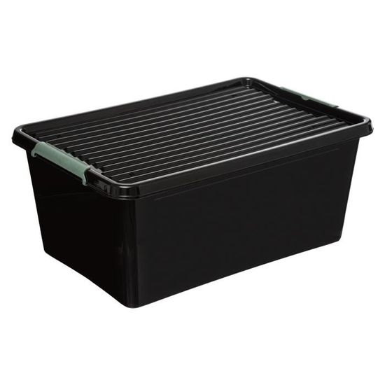 Boite Clip N Box 75 l Noir - FIVE 76 x 39 x ,35 - Cdiscount Maison