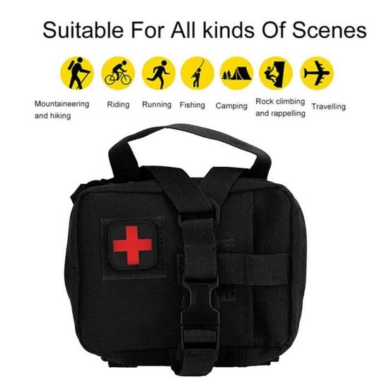 Shipenophy Trousse de premiers secours portable Kit de fournitures de premiers secours ...