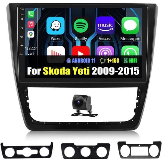 Android 11 Autoradio Pour Vw Skoda Yeti 5L 2009-2015 Avec Carplay ...