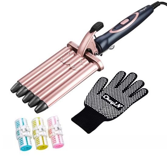 FER A FRISER ,Rose--fer à friser électrique pour femmes, outils ...