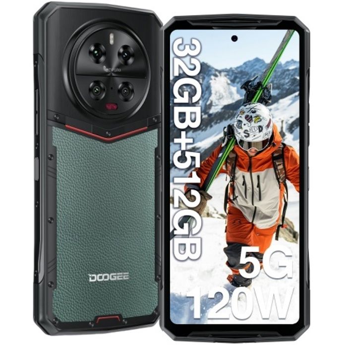 DOOGEE DK10 Telephone portable incassable 5G 6,67 pouce 2.5K AMOLED D8020 32Go+512Go Morpho ...