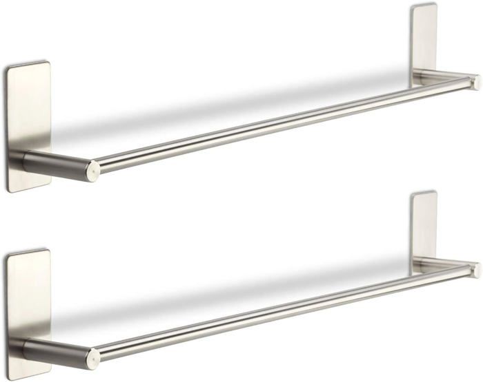 2 x Listel Crochets TALIDA Acier Inox Autoadhsif avec Patin Adhsif 3M ...