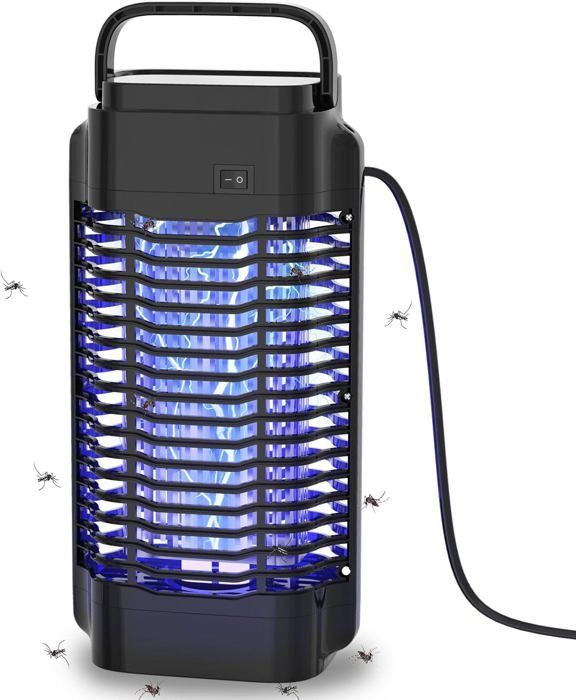 Bug Zapper Indoor, 18 W 4200 V Electric Mosquito Zapper, Effective ...