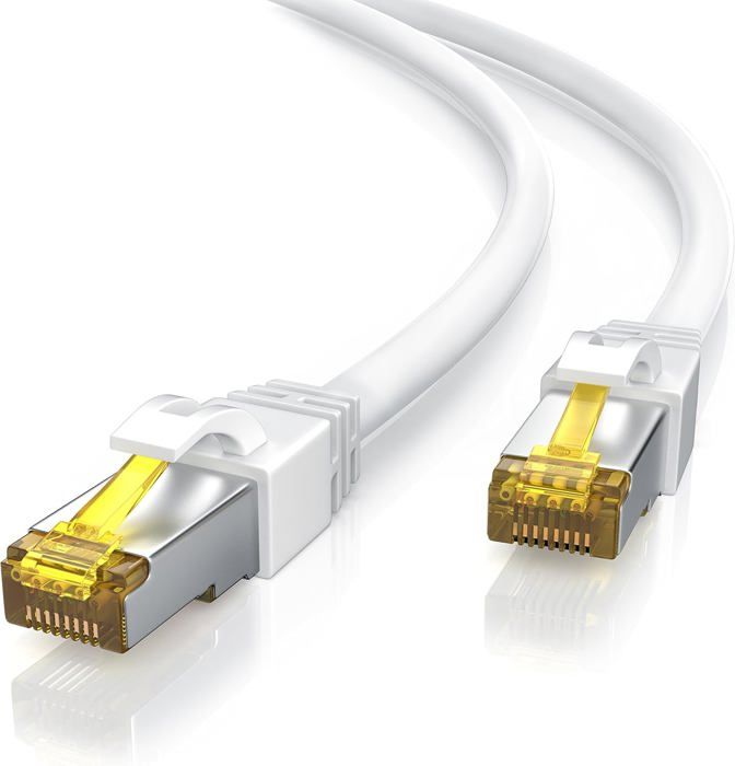 Primewire - 30m Câble réseau Cat 7 Ethernet Gigabit de 30 mètres Câble ...