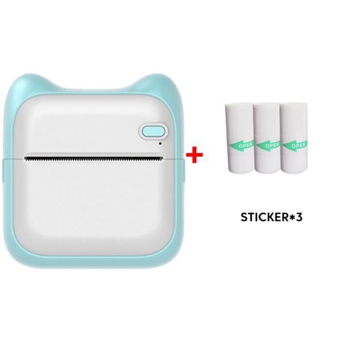 BB 3 Autocollant-Mini imprimante portable Étiquette couleur autocollant ...