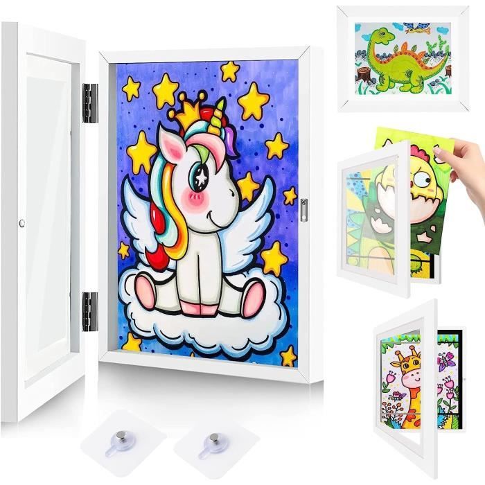 Cadre Pour Dessin Enfant, Cadre Dessin Enfant À Changer, Cadre Photo A4 ...