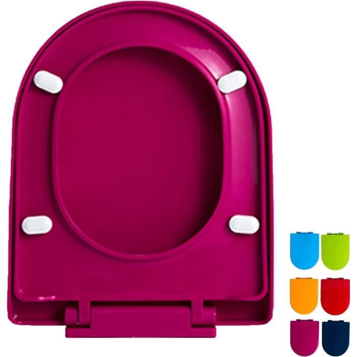 Abattant Wc Avec Frein De Chute,Lunette Wc Ovale À Dégagement Rapide ...