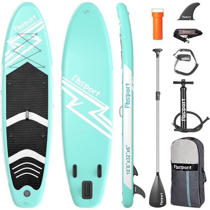Stand Up Paddle Board Gonflable, 15 CM d’Épaisseur SUP Board, Planche ...