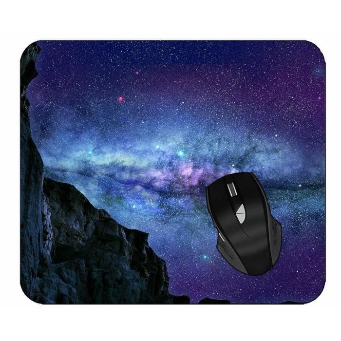 Mouse Office Souris Blue Terre Milky Way Rock Sky Sky Sky Stars ...