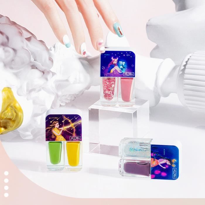 VERNIS A ONGLES Ongles double gel 12 ml de bonne saturation sans odeur ...