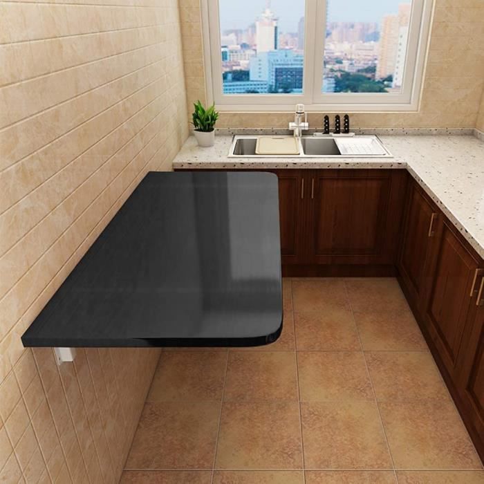 Table Murale Rabattable,Tablette Pliante Murale Équerre Pliante Table ...