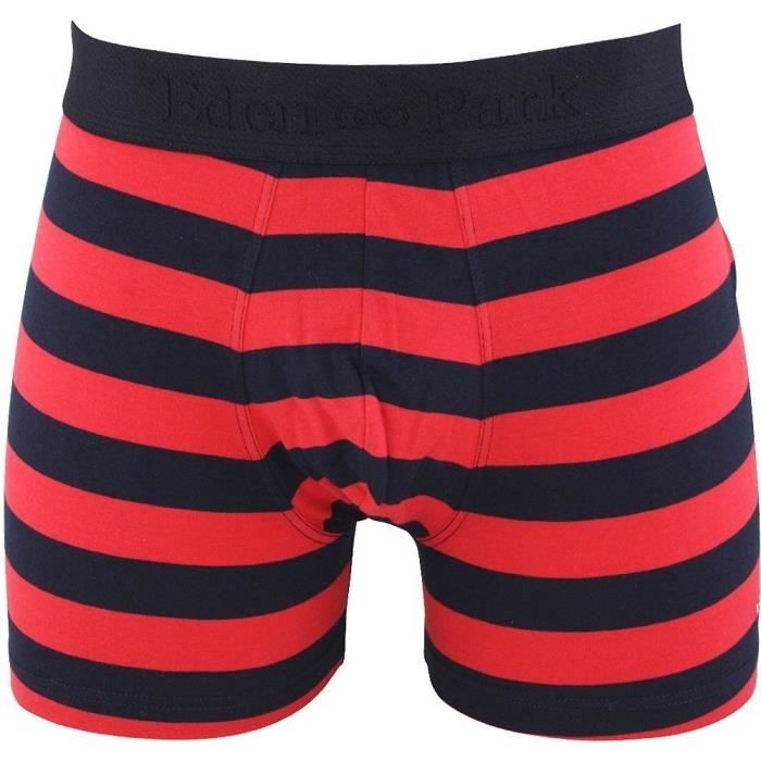 Boxer Homme EDEN PARK ISLAND Rouge Marine Coton Rouge - Cdiscount Prêt ...