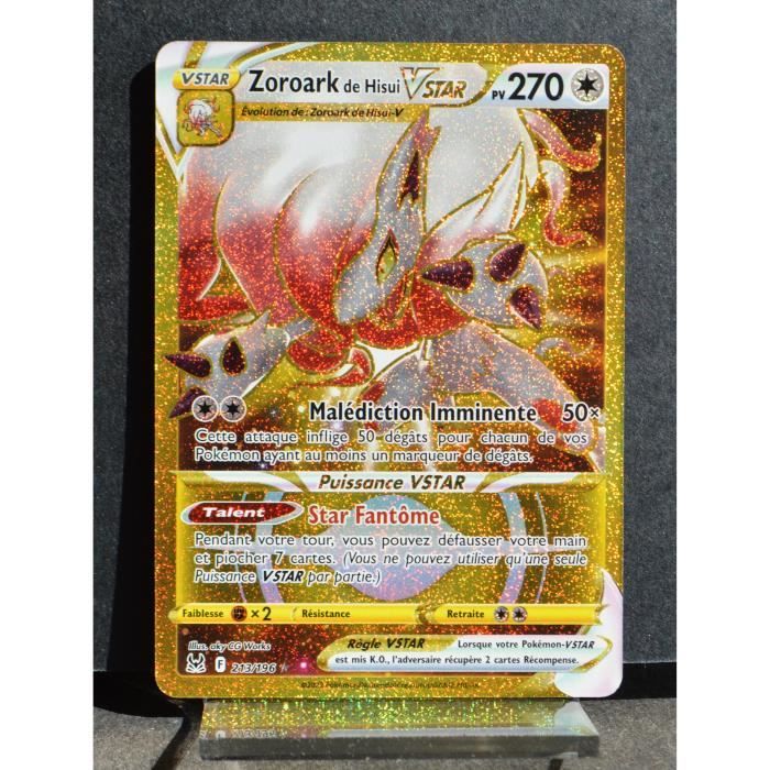 Carte Pokémon Zoroark de Hisui VSTAR 270 PV 213-196 EB11 - Origine Perdue NEUF FR - Cdiscount ...