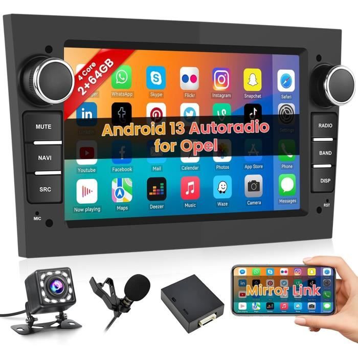 [Upgrade 2G+64G] Autoradio Android 13 Pour Opel Corsa Astra Antara ...