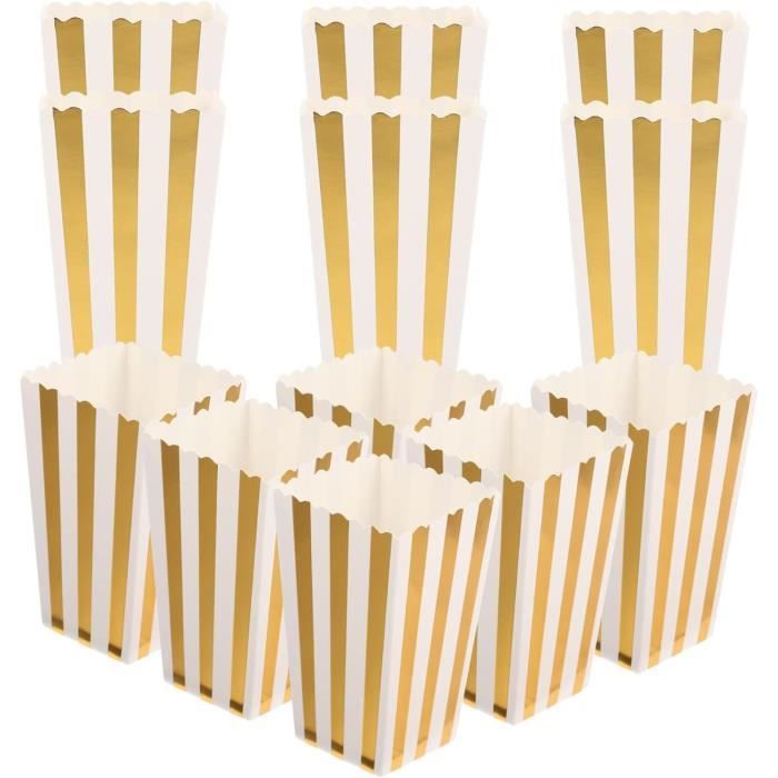 Boîte De 96 Pièces Conteneurs De Pop-Corn Mini-Sacs En Papier Boîtes De ...