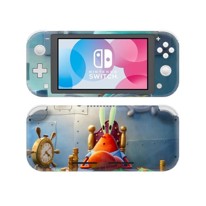 Sticker pour Nintendo Switch Lite, SpongeBob SquarePants Autocollant ...