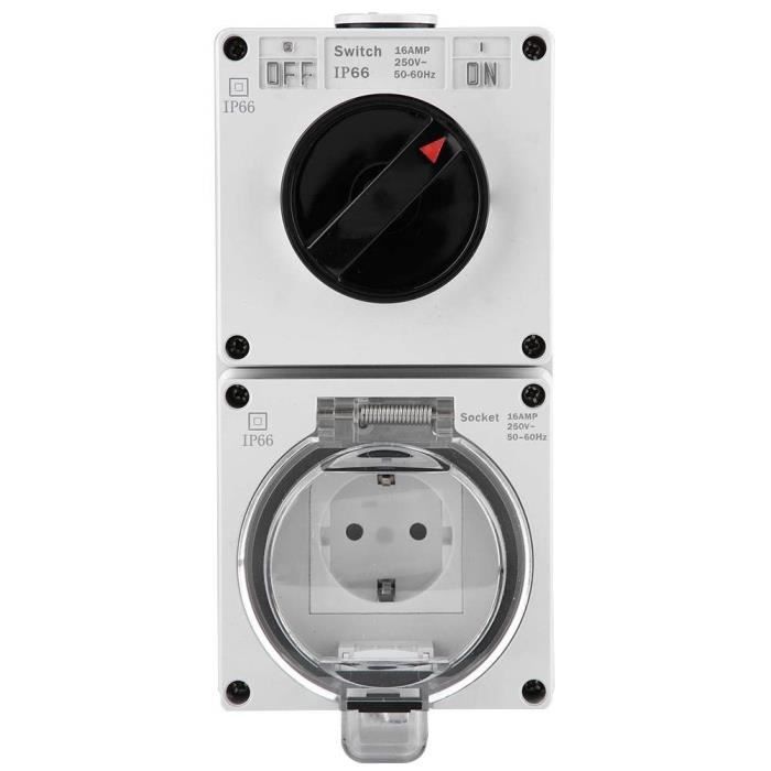 Prise Étanche Ip66 De Qualité Supérieure Avec Interrupteur Pour ...