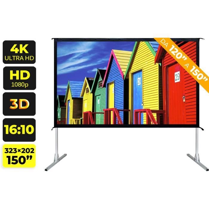 Écran De Projection Transportable (150 Pouces) - TRAHOO - Light-Folder ...
