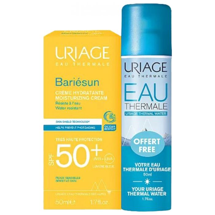 Uriage Bariésun Crème Hydratante SPF50+ 50 ml + Eau Thermale 50 ml Offerte - Cdiscount Au quotidien