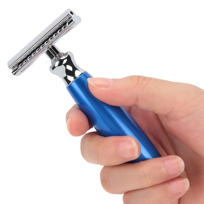 Zerone Rasoir manuel Rasoir Homme Couteau de Rasage Manuel de Sécurité ...