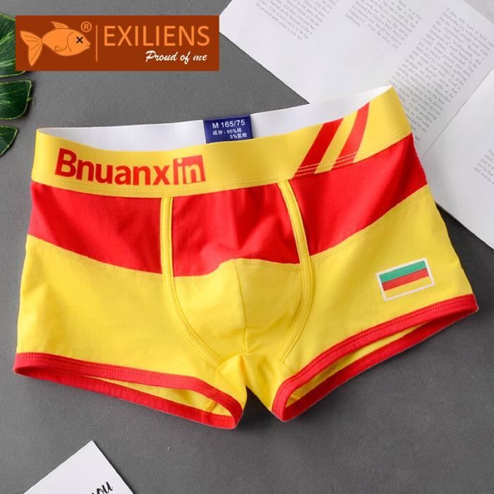 Boxer-shorty,EXILIENS Brand New Feel Series Coton Boxer Hommes Sous ...