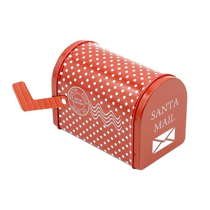 EJ.life Boîte aux lettres de Noël en fer pour enfant, boîte aux lettres ...