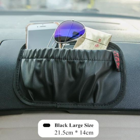 Filet de rangement universel en cuir pour voiture, pochette automobile ...