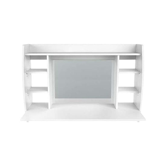 ML-Design Coiffeuse Murale Blanc, 110x75x48,5 cm, avec Miroir et ...