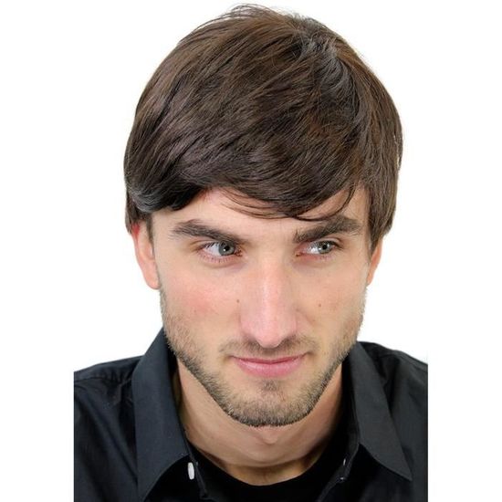 Perruques - Perruque Homme Courte Décontracté Style Jeune À Mode ...