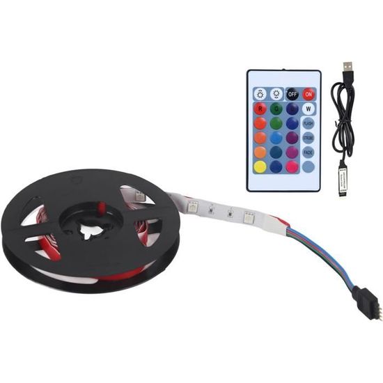 Ruban À Led Étanche Usb 5V Rgb Bande Lumineuse À Led Smd 5050 Lampe A ...