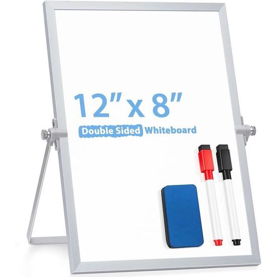 Petit Tableau Blanc Double Face Effaçable à Sec pour Bureau ARCOBIS ...