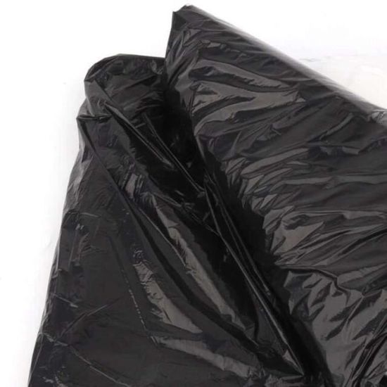 WE09154-Film noir agricole en plastique pour plantation de légumes. 25m ...