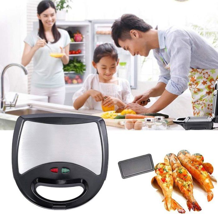 Appareil Croque-Monsieur Machine Sandwich 3 En 1 Grille-Pain Sandwich ...