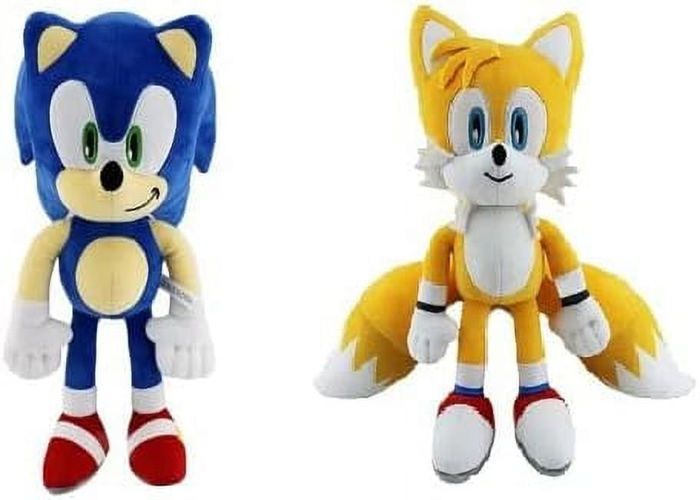 Lot De 2 Peluches Sonic Mouse Sonic (Jaune Et Bleu) 11,82 Pouces Jouets ...