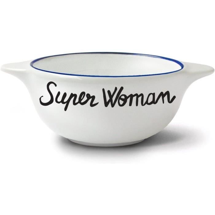 Véritable Bol Breton En Faïence De Pornic Super Woman[u496] - Cdiscount ...