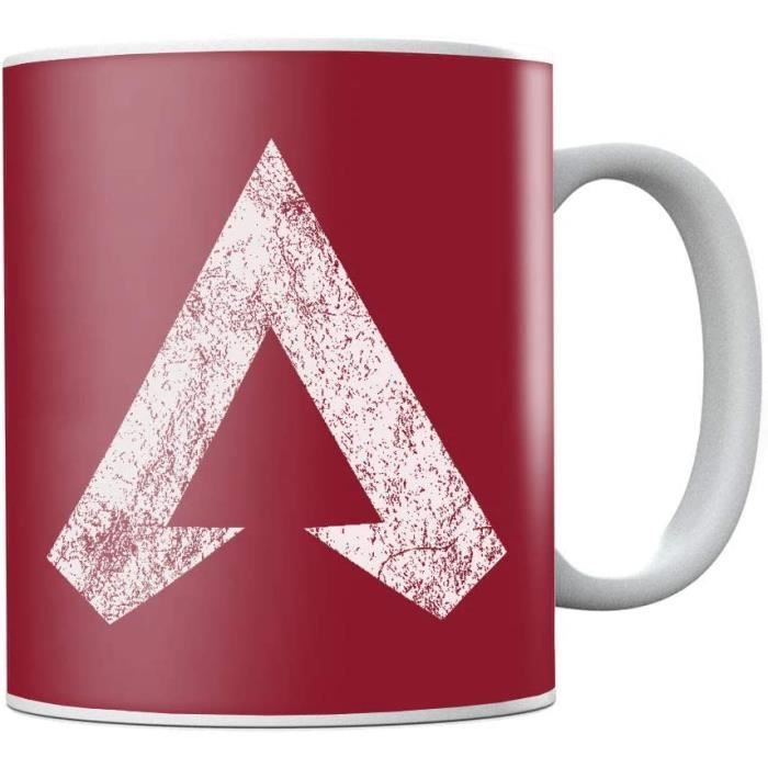 Mug Apex Legends - Logo symbole en détresse - Rouge - Porcelaine ...