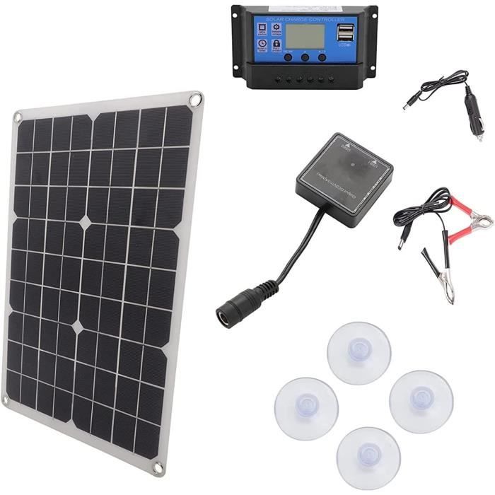 Panneau Solaire 50W 12V, Kit de Panneau Solaire, Panneaux solaires monocristallins Flexibles ...