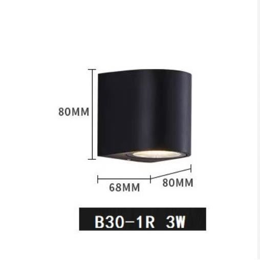Émettre de la couleur B30-1R 3W Color Warm White Applique murale LED ...