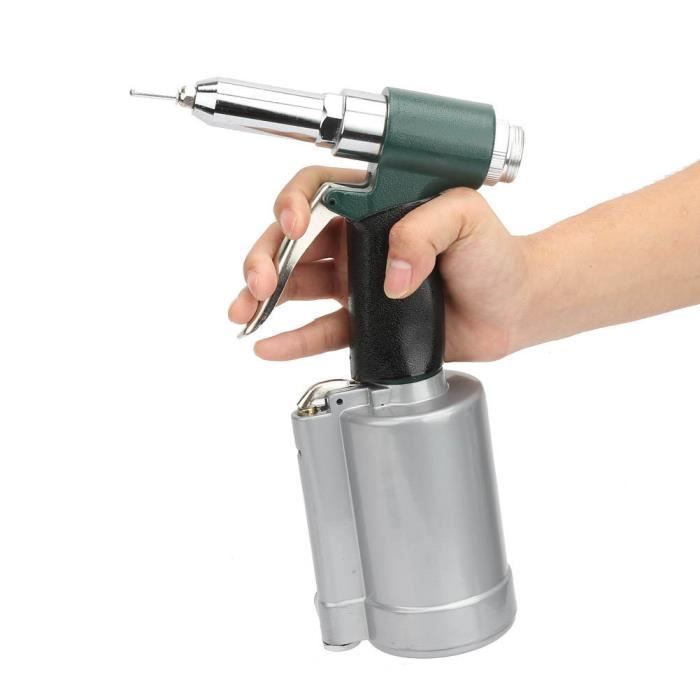 Atyhao Pistolet hydraulique pneumatique Ensemble pneumatique industriel de kit de riveteuse de ...