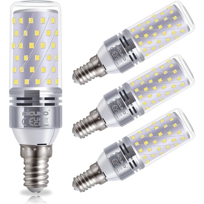 Dicuno Ampoule Led E14, 10W Ampoule Maïs Led Équivalent 130W Lampe Halogène, Blanc Froid 6000K ...