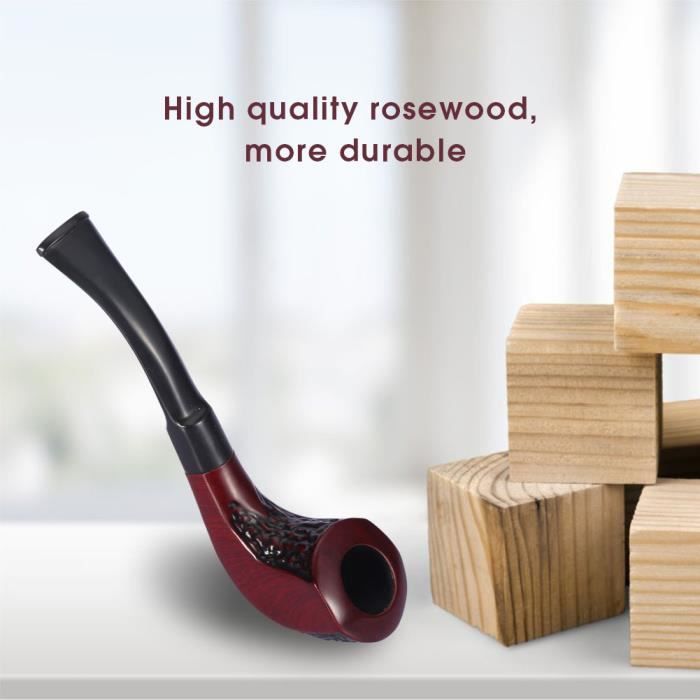 Pipe En Bois De Rose Pipe À Tabac Sculptée En Bois De Rose, Kit De Pipe ...