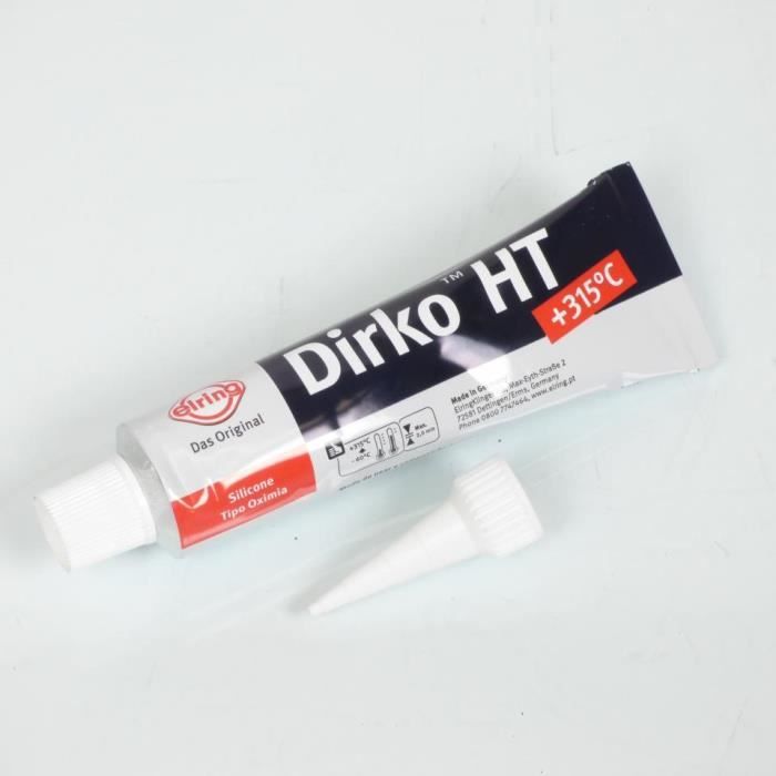 Pâte à joints - ELRING - Dirko HT -60°C à +315°C - Silicone - Noir ...