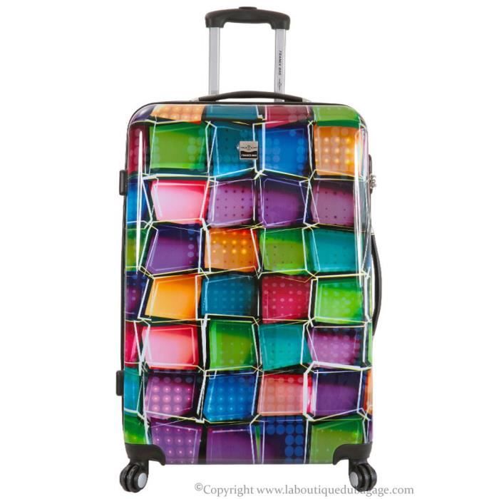 FRANCE BAG Valise cabine rigide DIAMONDS Multicolore