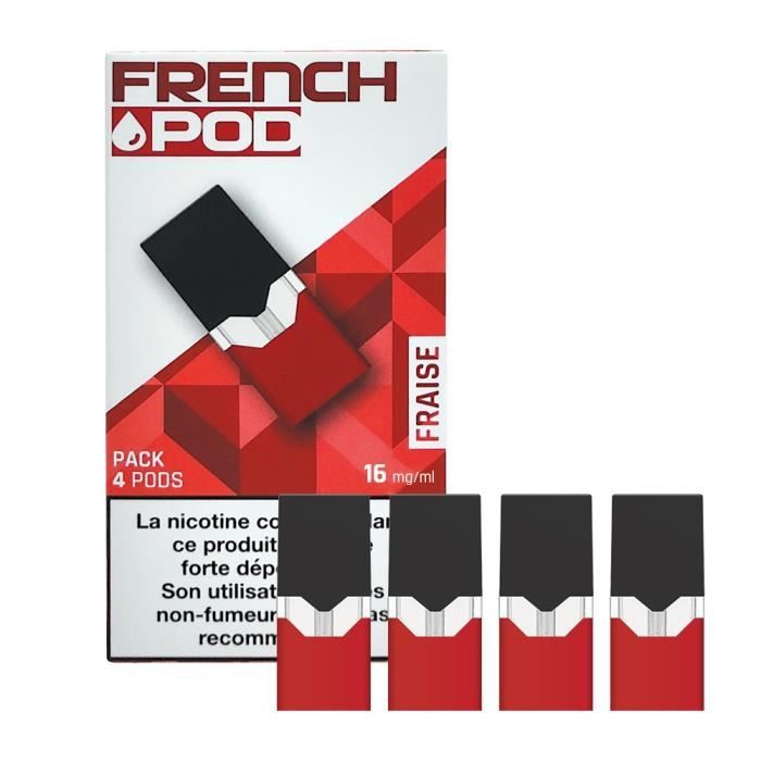 FRENCH POD FRAISE 16MG - Cdiscount Au quotidien