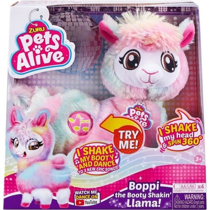 PETS ALIVE ROBOTIC BOPPI LE LAMA ARC EN CIEL - Cdiscount Jeux - Jouets