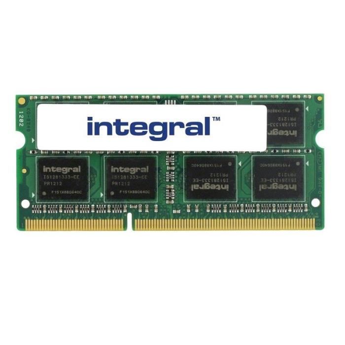 4Go RAM PC Portable SODIMM Integral IN3V4GNYBGI DDR3 PC3-8500 1066MHz ...