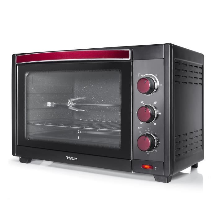 Four à convection avec rotisserie 45L / 2000W NOVA 02.112701.01.001 - Cdiscount Electroménager